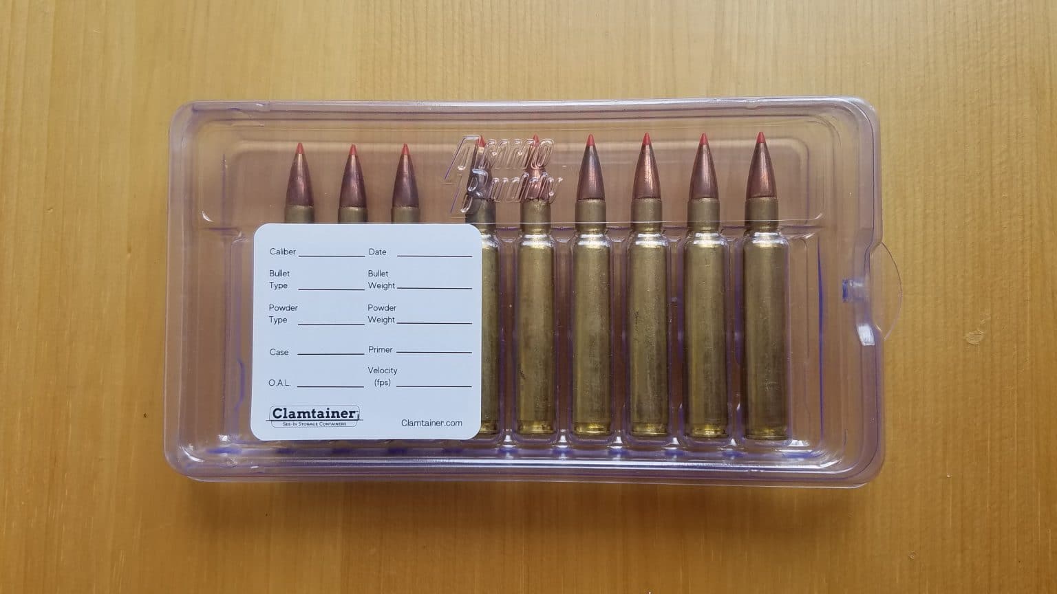Ammo Reloading Recipe Labels (12/pack)